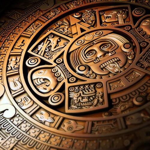 Wall Panel aztec Calendar. Vector Dxf Cdrsvg - Etsy Canada