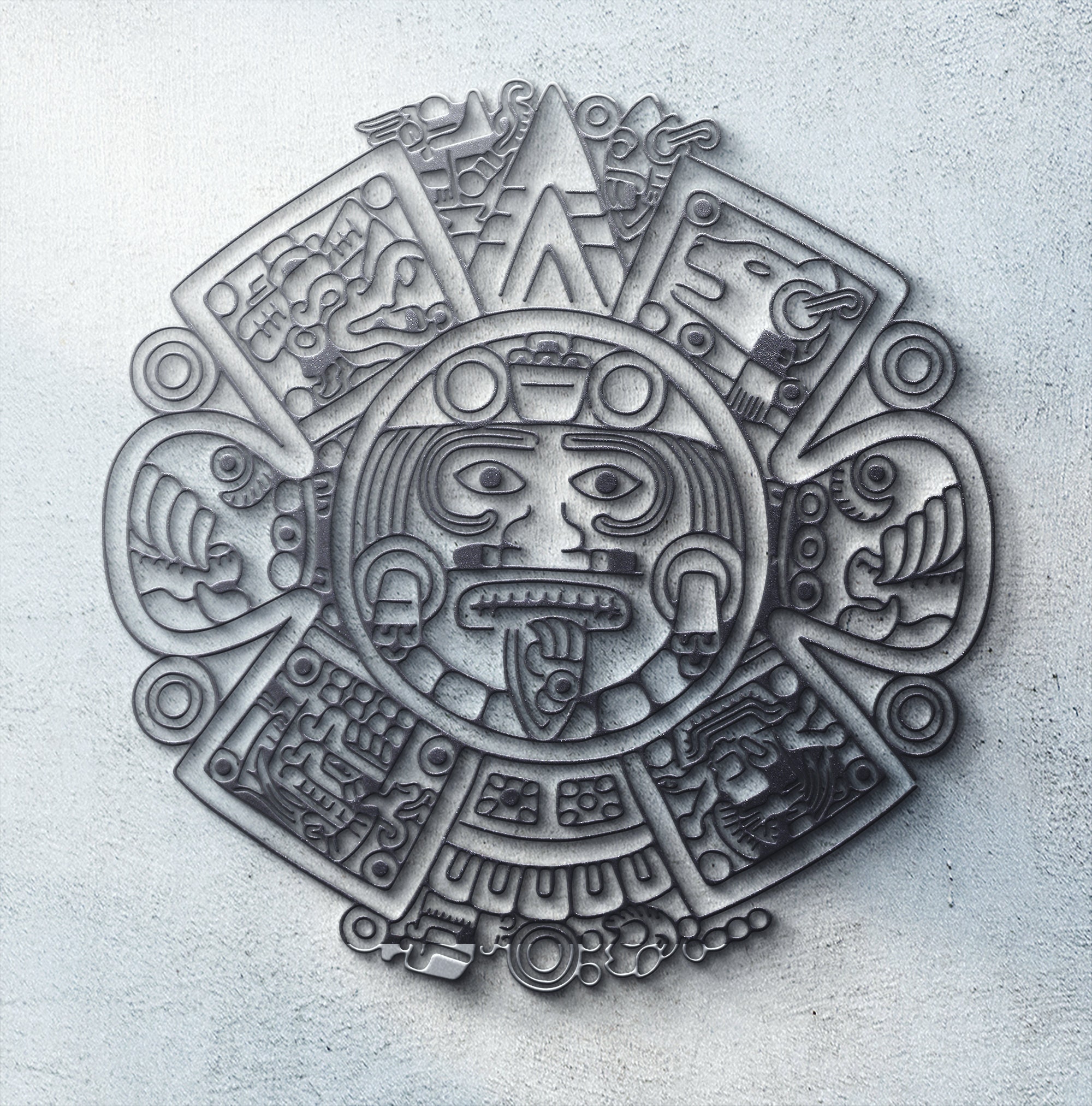 Aztec Calendar 2022 New Style 3 Vector Dxf Cdrsvg Ai Cdr - Etsy