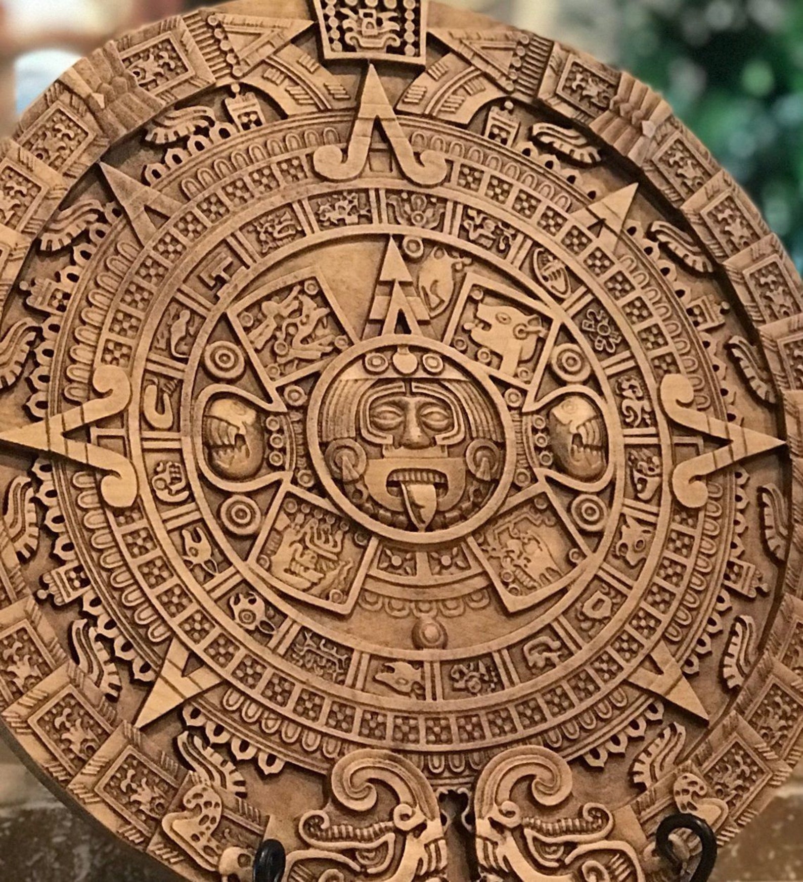 Wall Panel aztec Calendar. Vector Dxf Cdrsvg - Etsy Canada