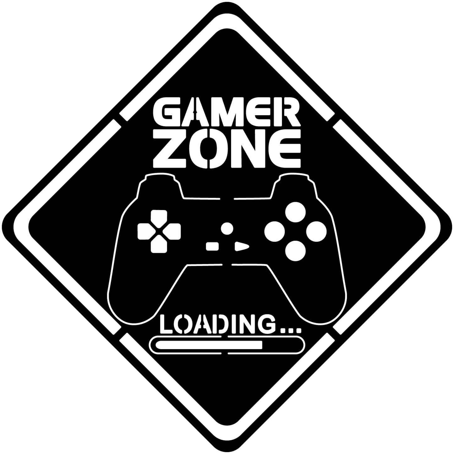 Gamer Zone Sign Perfect SVG DXF File Amazing Wall Decor Vector - Etsy ...