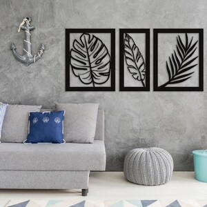 Wall Panel 3 Leaf With Frame . Vector Dxf - Etsy