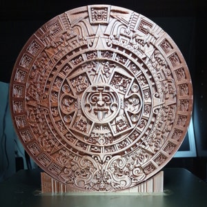Wall Panel aztec Calendar. Vector Dxf, Cdr,svg, for CNC, Vector File ...