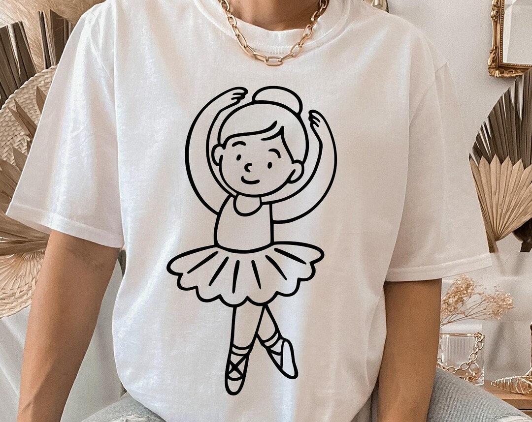 Ballerina Svg, Cute Ballerina Svg, Ballet Dancer Svg, Ballerina Vector ...