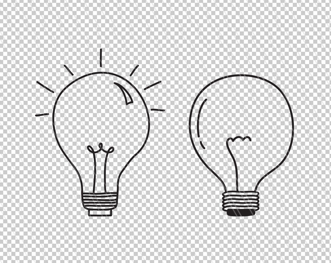 Bulb svg Bulbs svg Hand drawn bulb svg Light svg Edison | Etsy
