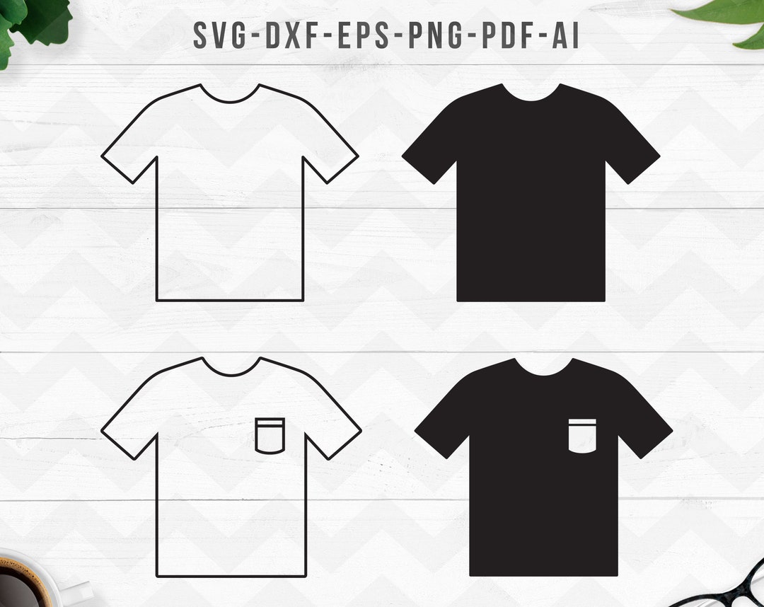 T-shirt Svg, Tshirt Outline Svg, Tshirt Clipart, Shirt Clipart, Tee Svg ...