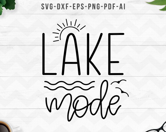Modo lago svg Lago svg Camping svg Verano svg Vacaciones - Etsy España