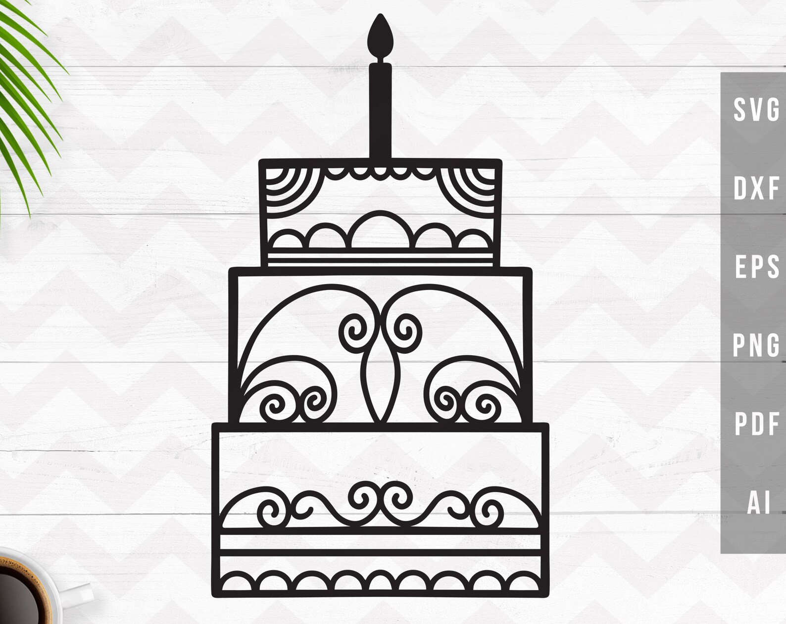 Cake Svg, Birthday Svg, Birthday Cake Svg, Cake Design, Cake Clipart ...