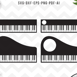 Piano SVG, Piano Keys Svg, Music Svg, Piano Clipart, Piano Keyboard ...