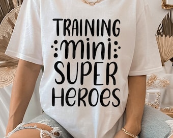 Training Mini Super Heroes Svg, Png, Eps, Dxf - Etsy