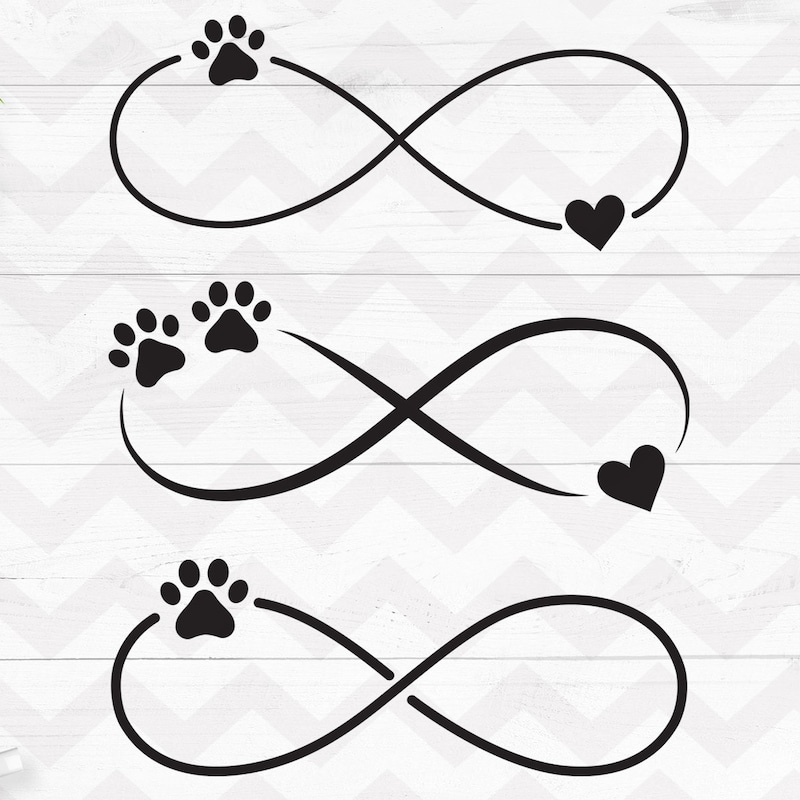 Dog Infinity Symbol - Etsy UK