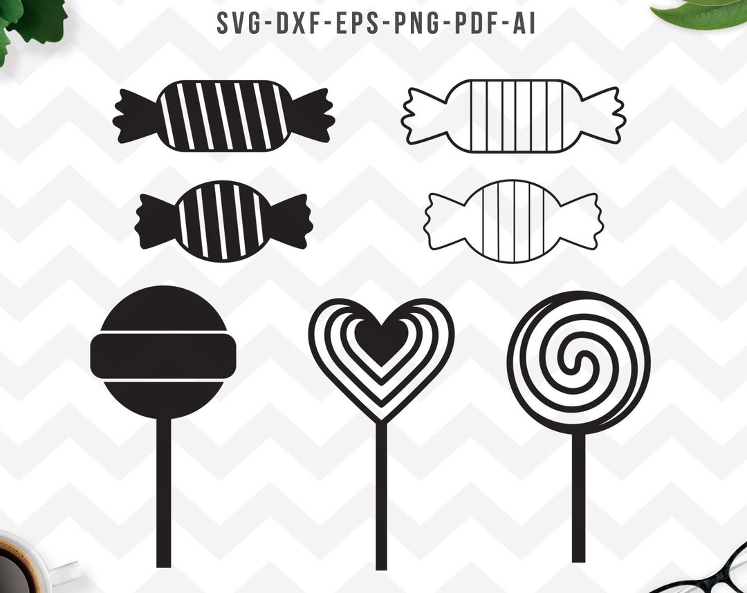 Candy SVG, Lollipop Svg, Sucker Svg, Christmas Svg, Candy Clipart ...
