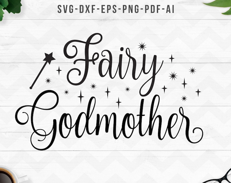 Fée marraine svg Godmom svg Baptême svg files Maman svg - Etsy Canada
