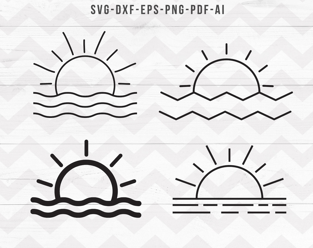 Sunrise Svg, Sunset Svg, Sunshine Svg, Sun Svg, Nature Svg, Tshirt ...
