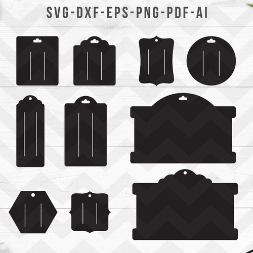 Hair Bow Display Card Svg Hair Bow Card Template Headband - Etsy