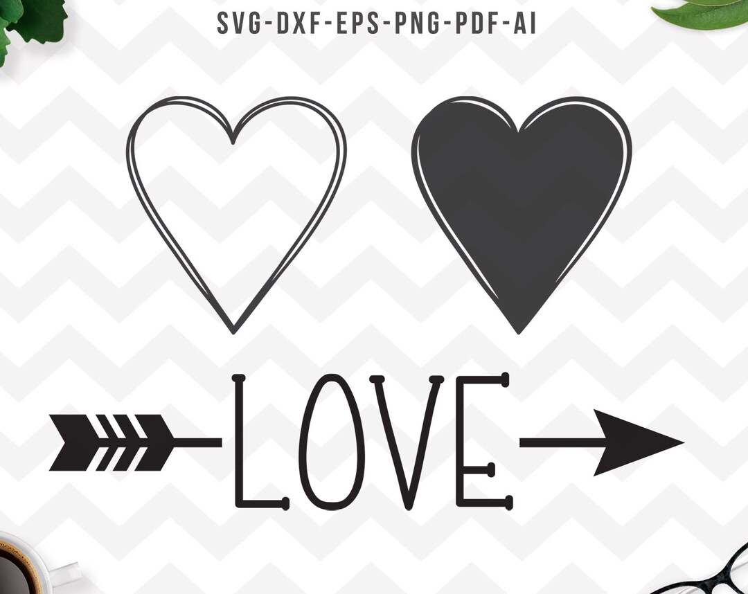 Love SVG, Heart Svg, Valentine Svg, Valentine's Day Svg Clipart, Heart ...