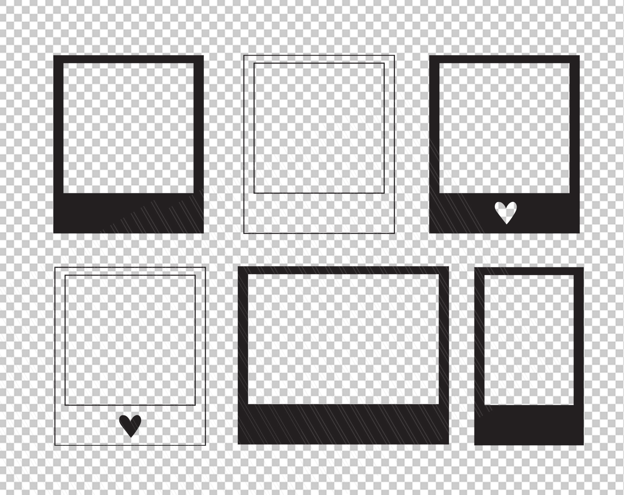 Polaroid Frame Transparent Background