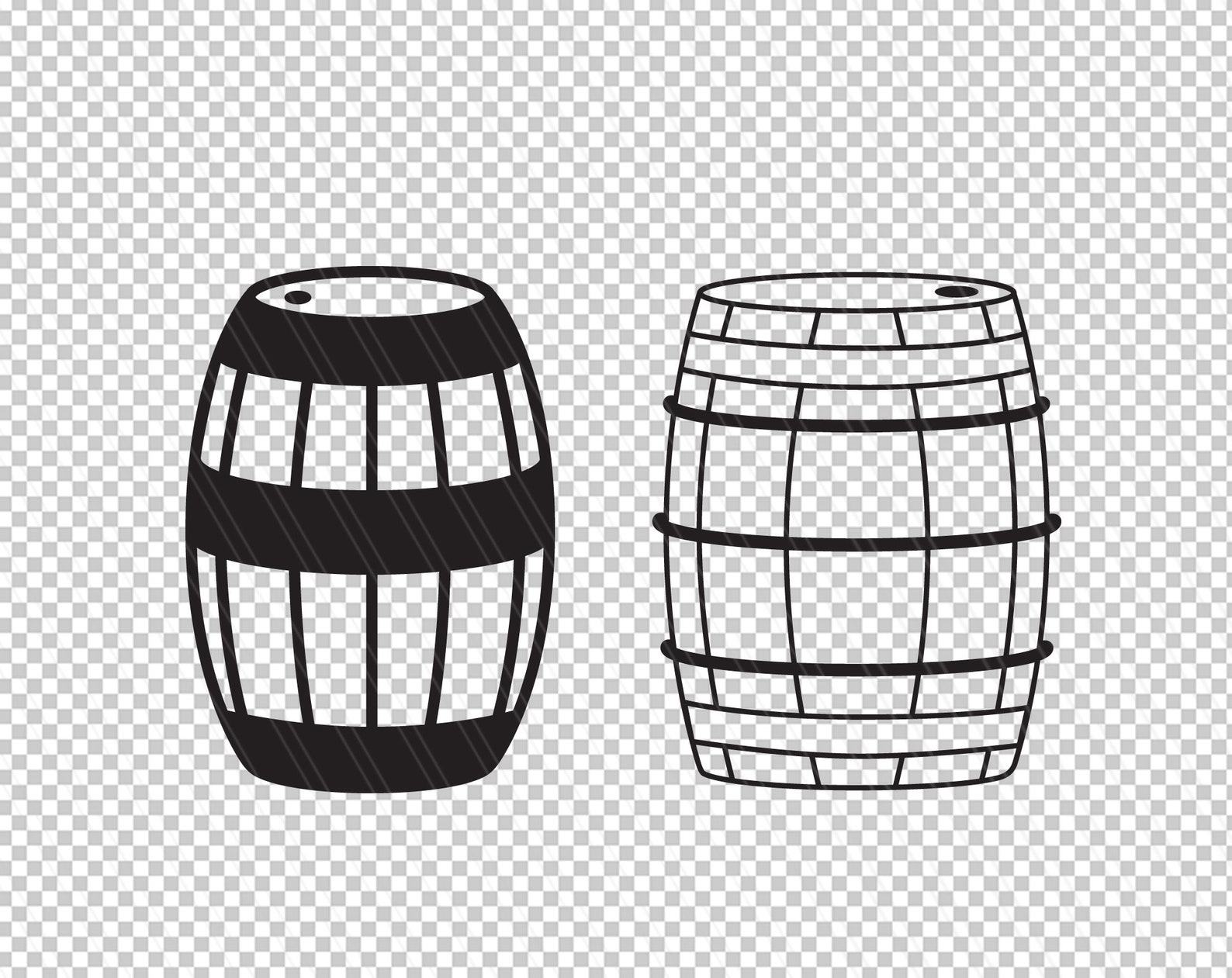 Barrel Svg Barrel Vector Barrel Clipart Wood Barrel Svg - Etsy
