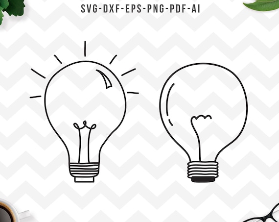 Bulb Svg Bulbs Svg Hand Drawn Bulb Svg Light Svg Edison - Etsy Australia