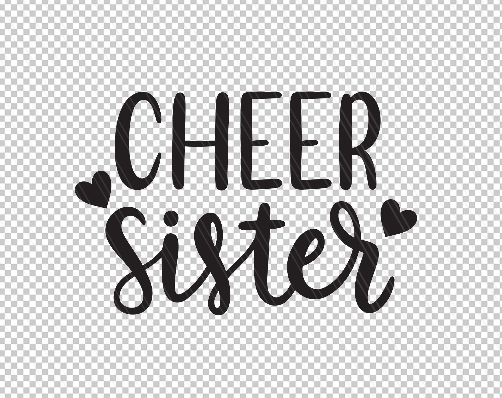 Buy Cheer Sister Svg Sister Svg Cheer Svg Cheerleader Svg Online in ...