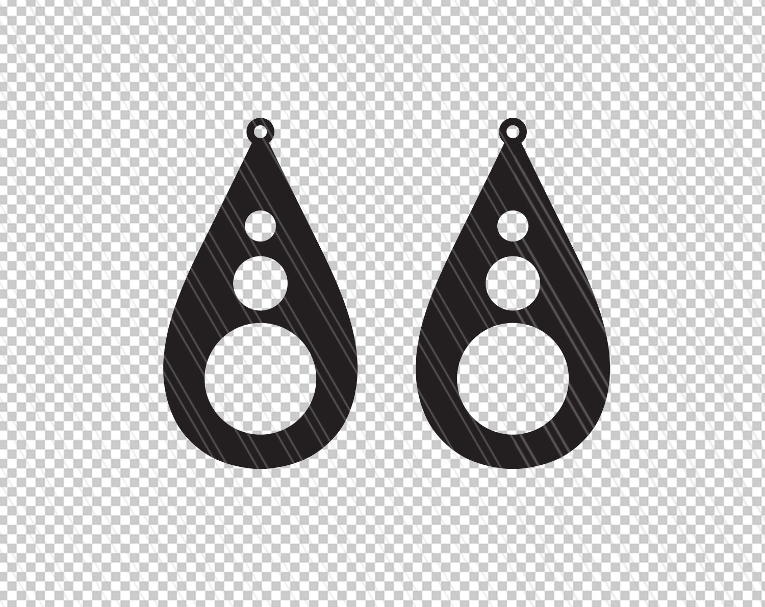 Tear Drop Earrings Svg, Earrings Svg, Faux Leather Earring, Earring ...