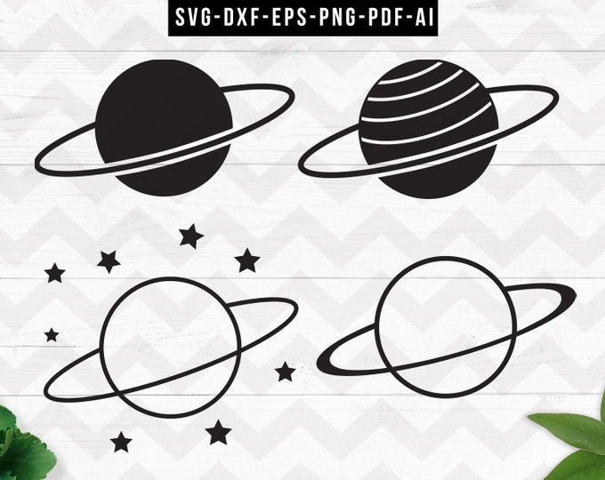 Planets Svg for Cricut and Silhouette, Space Svg, Foxsister, Space ...