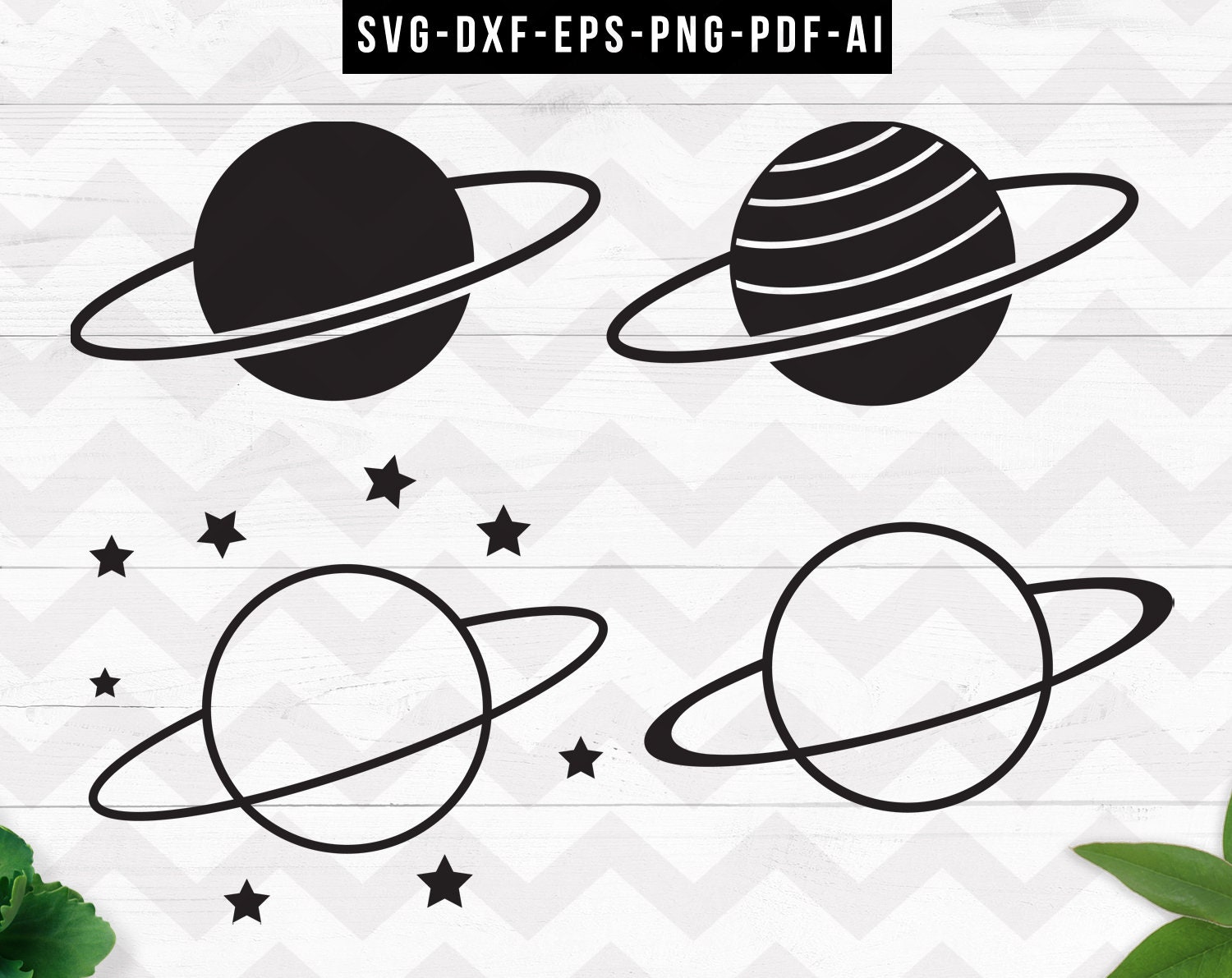 Planet Svg Simple Planet Clipart Outer Space Svg Moon | Etsy