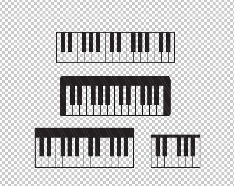 Piano Keys Svg Keyboard Svg Piano Keyboard Keys Svg Music - Etsy