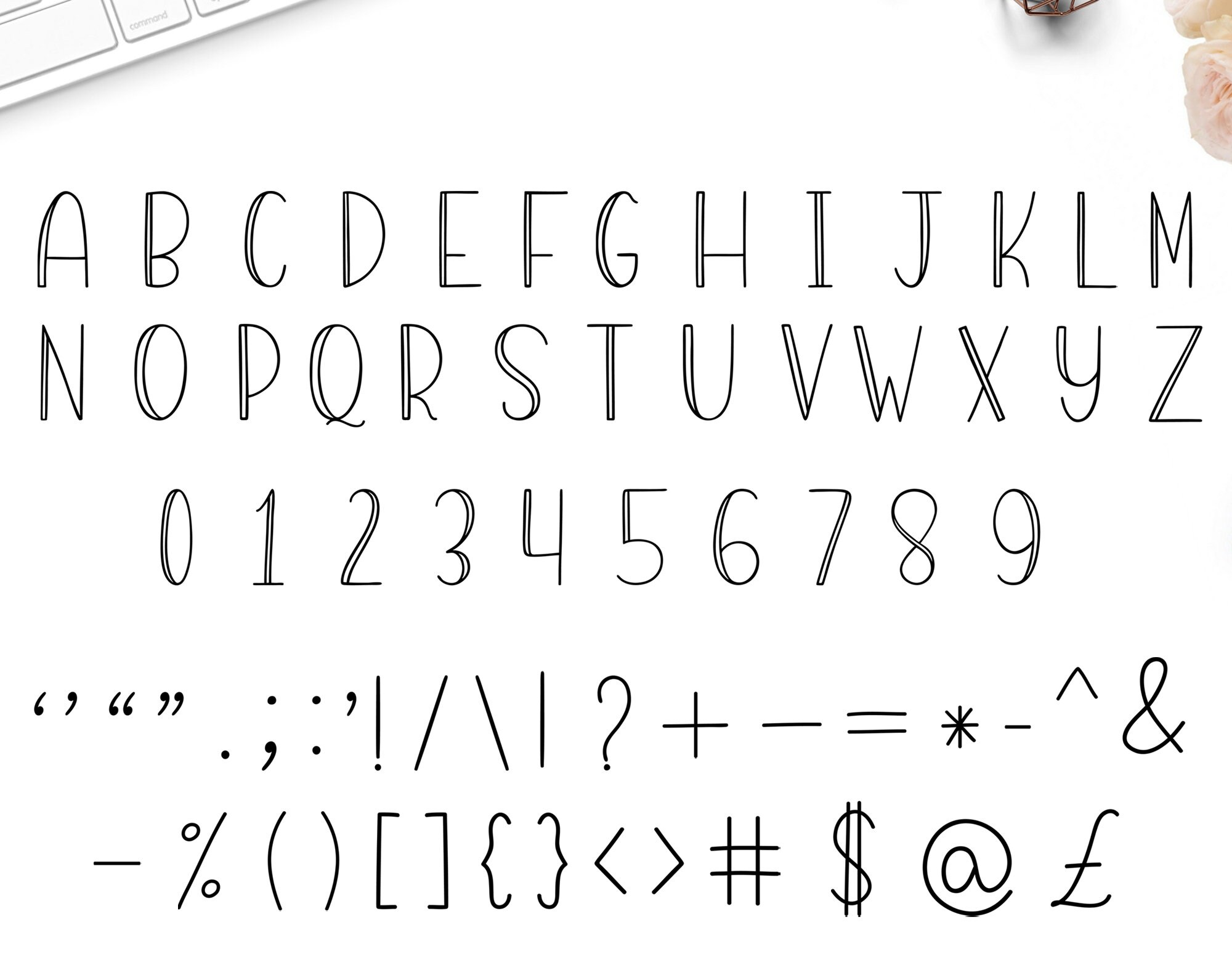 Font Svg Alphabet Svg Handwritten Font Vector Font Vector - Etsy Canada