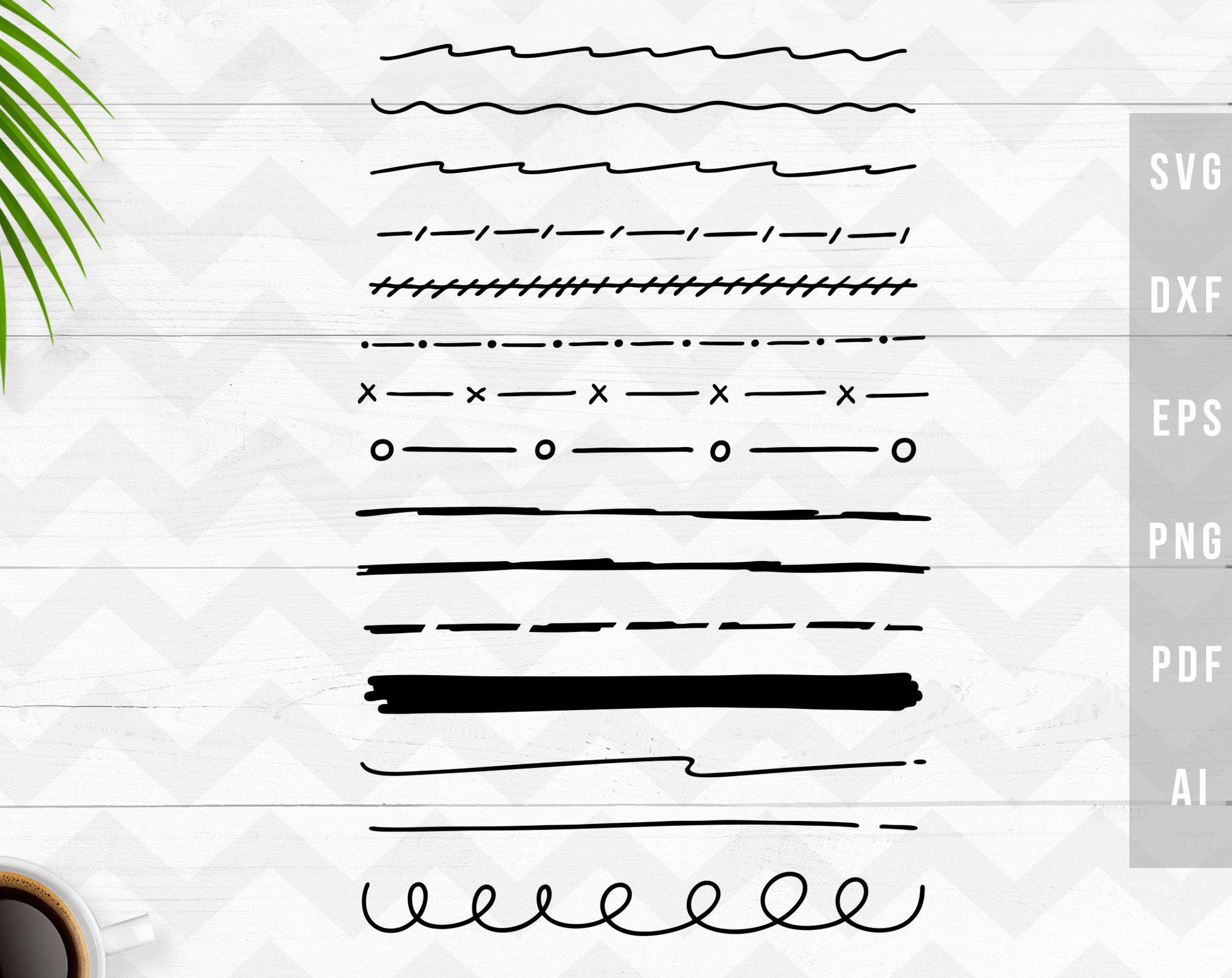 Divider svg. line divider svg hand drawn divider clipart | Etsy