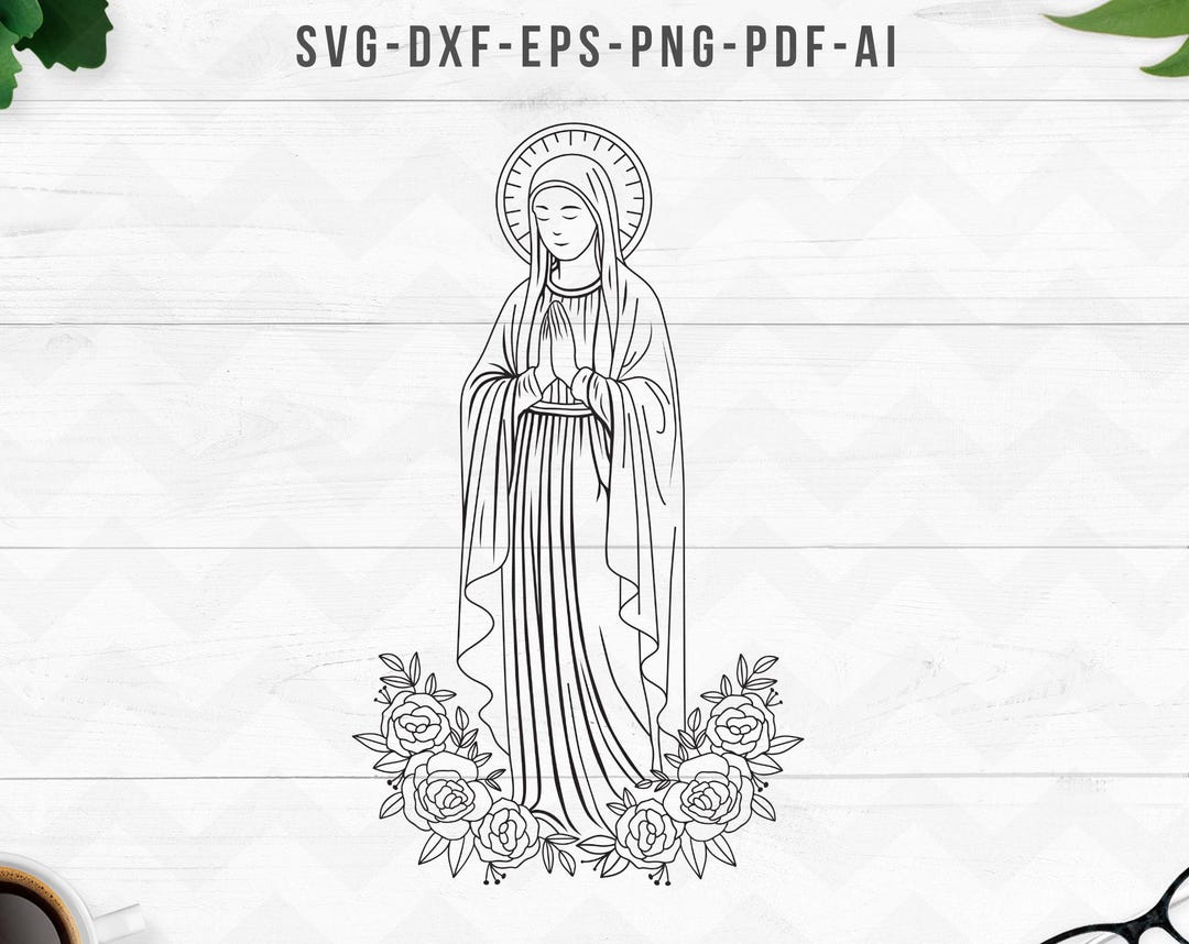 Mother of Jesus SVG, Virgin Mary Png, House of the Virgin Mary Svg ...