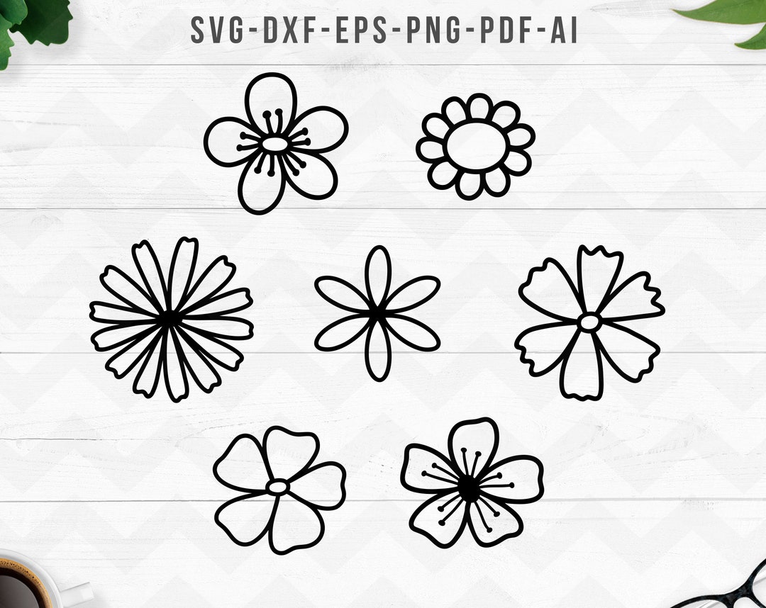 Flowers Svg, Paper Cut Flower Svg, Floral Svg, Flowers Bundle, Svg ...