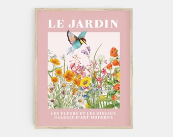 Le Jardin Print | Etsy