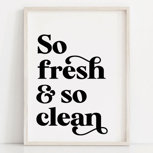 So Fresh and so Clean Clean Matisse Inspired Art Bathroom Art - Etsy