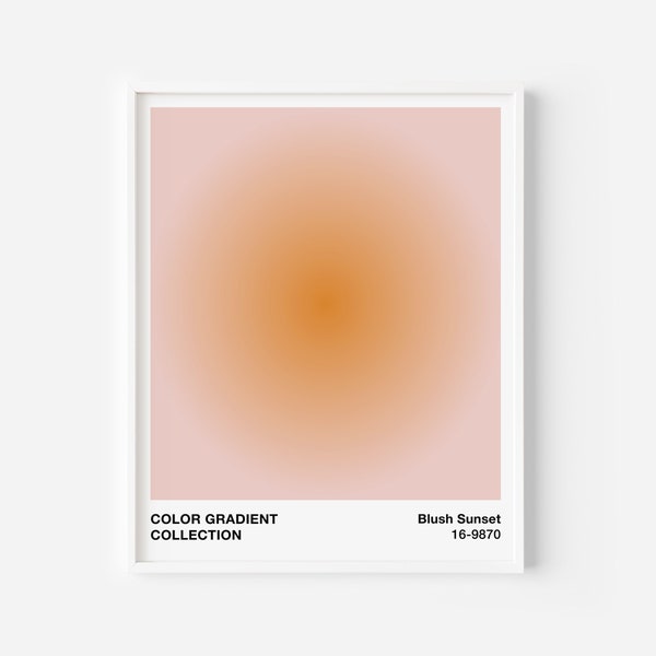 Gradient Print - Etsy