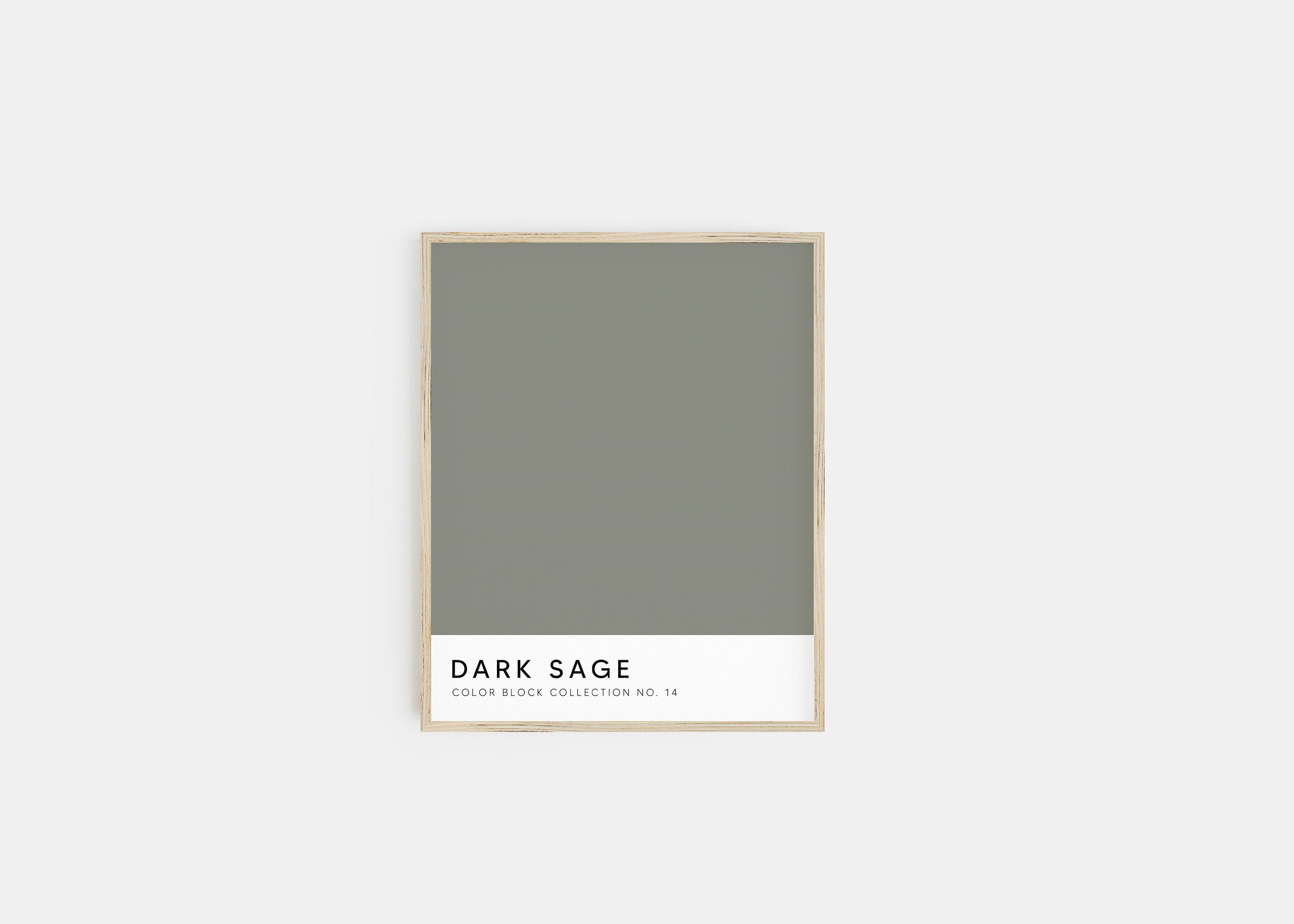 Sage Green Print Color Block Art Sage Green Decor - Etsy