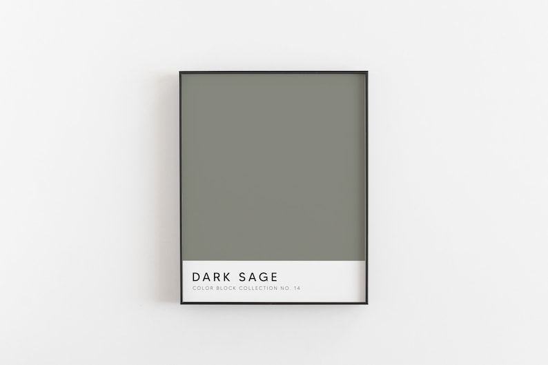 Modern Wall Art | Color Block Prints | Minimal Print Set of 6 - Etsy