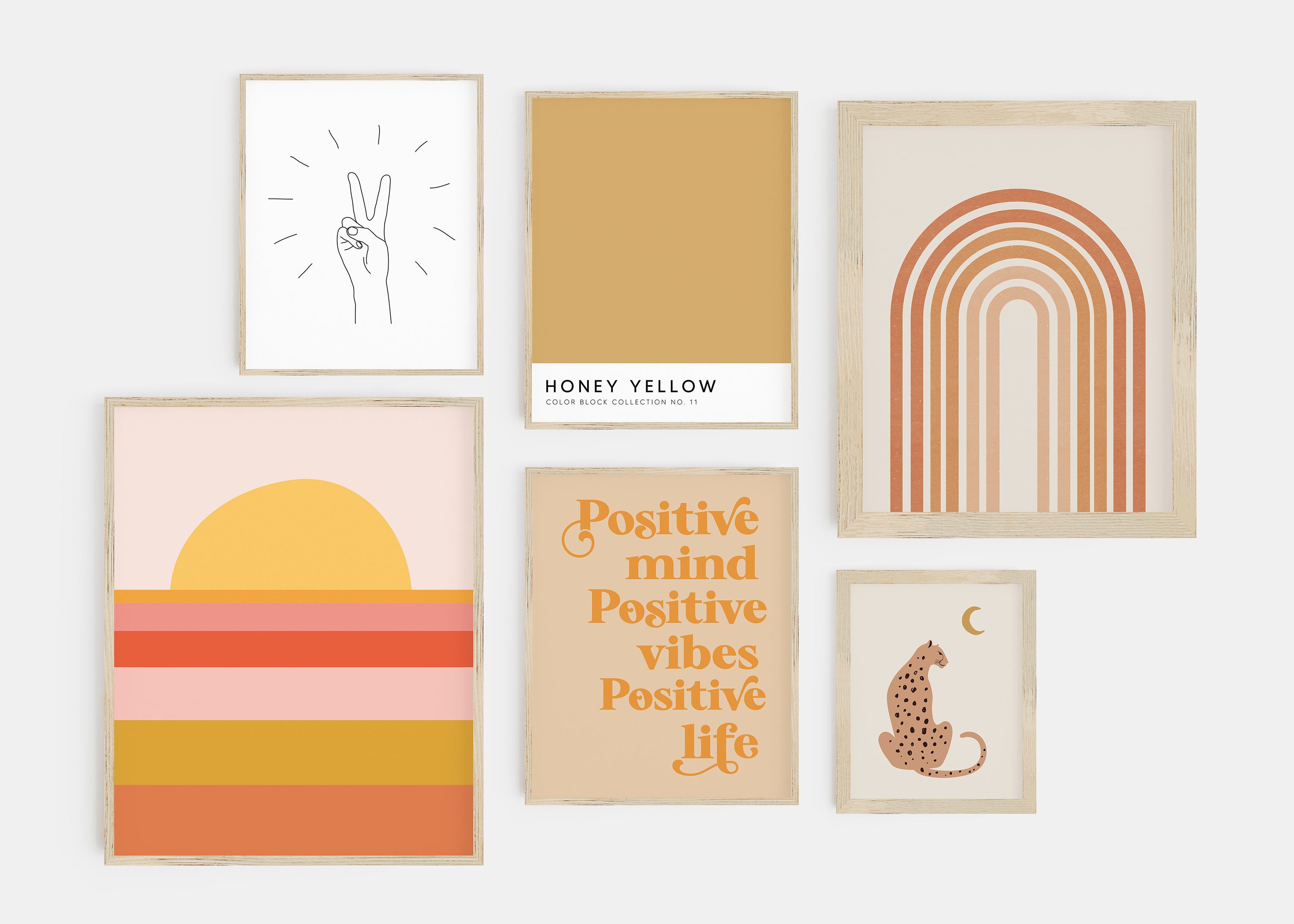 Boho Wall Art Hippie Decor Dorm Poster Dorm Room Decor | Etsy