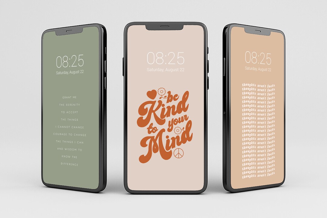 3 iPhone Wallpapers | Mental Health Quotes | Boho iPhone Background ...