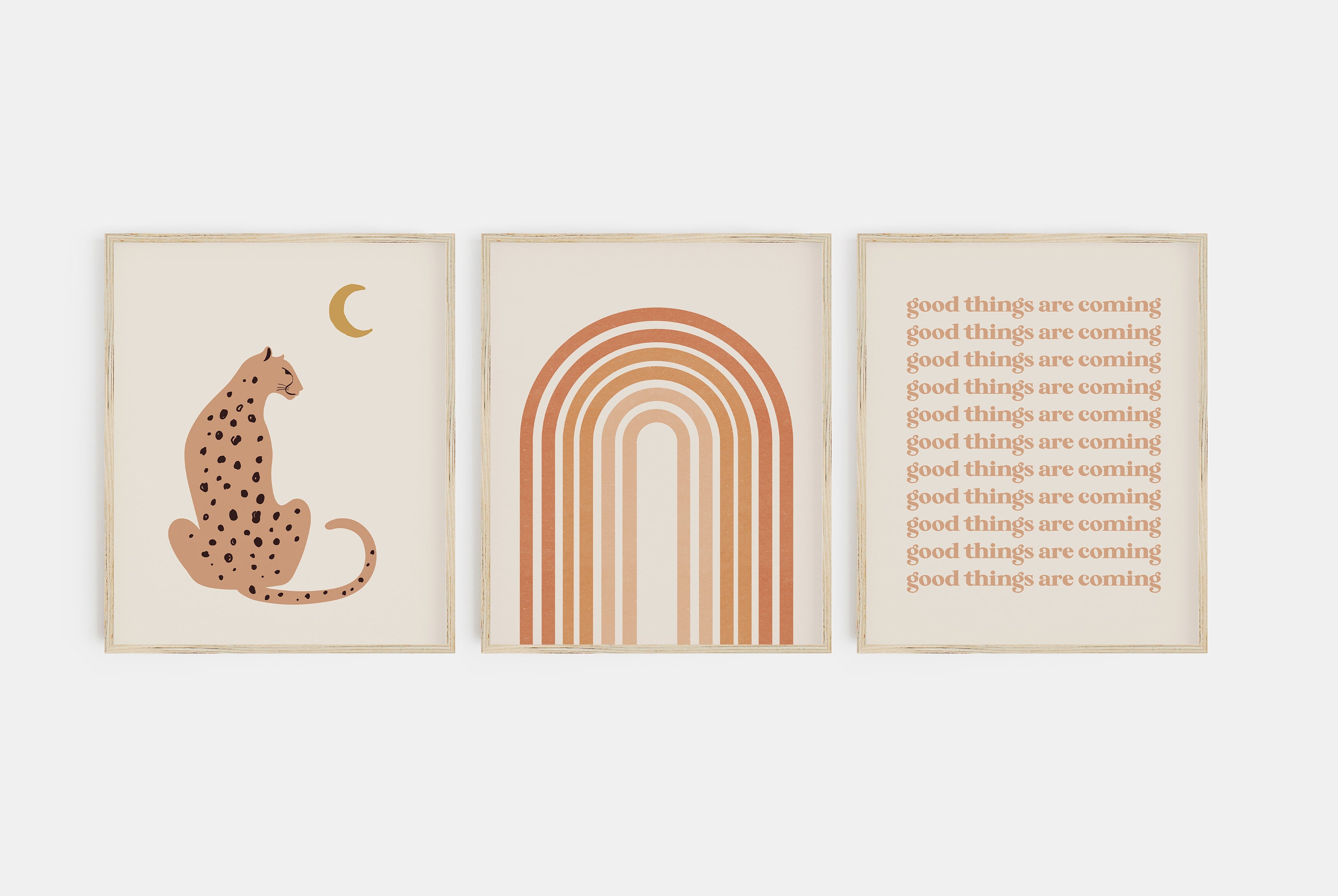 Boho Art Print Set | Boho Print Set | Dorm Decor | Dorm Room Decor ...