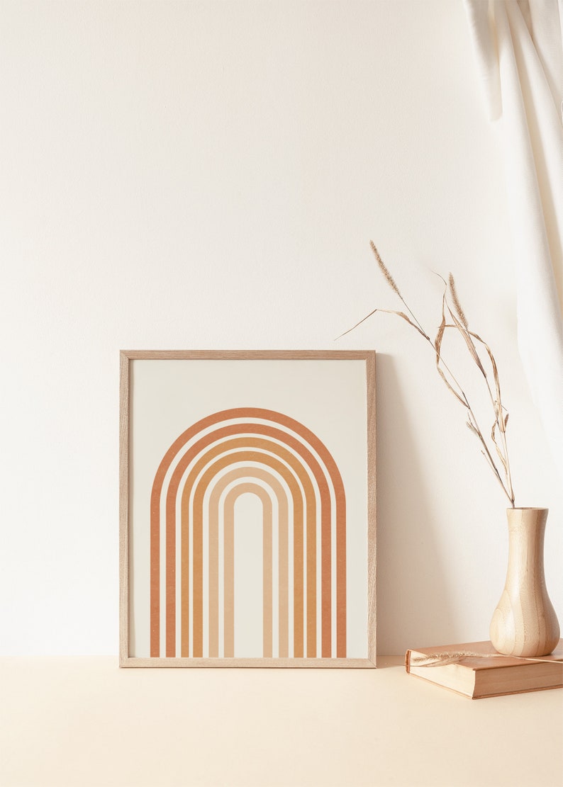 Rainbow Print Boho Art Print Boho Prints Boho Rainbow - Etsy