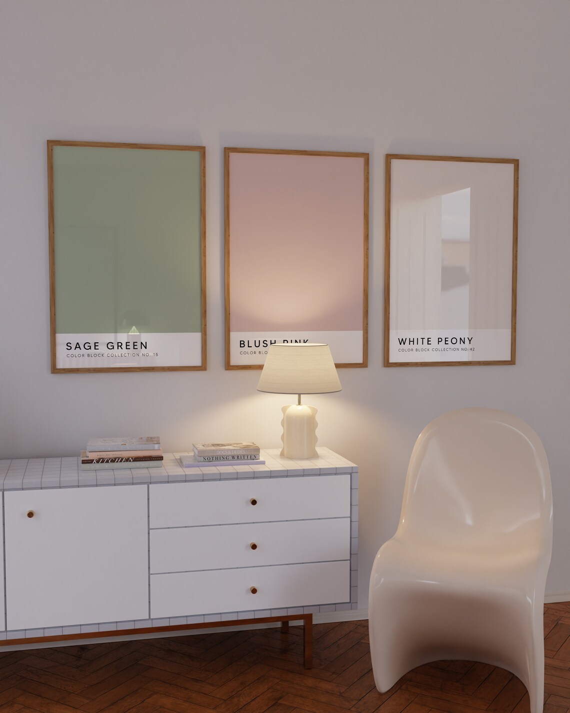 Sage Green Print | Color Block Art | Sage Green Decor - Etsy