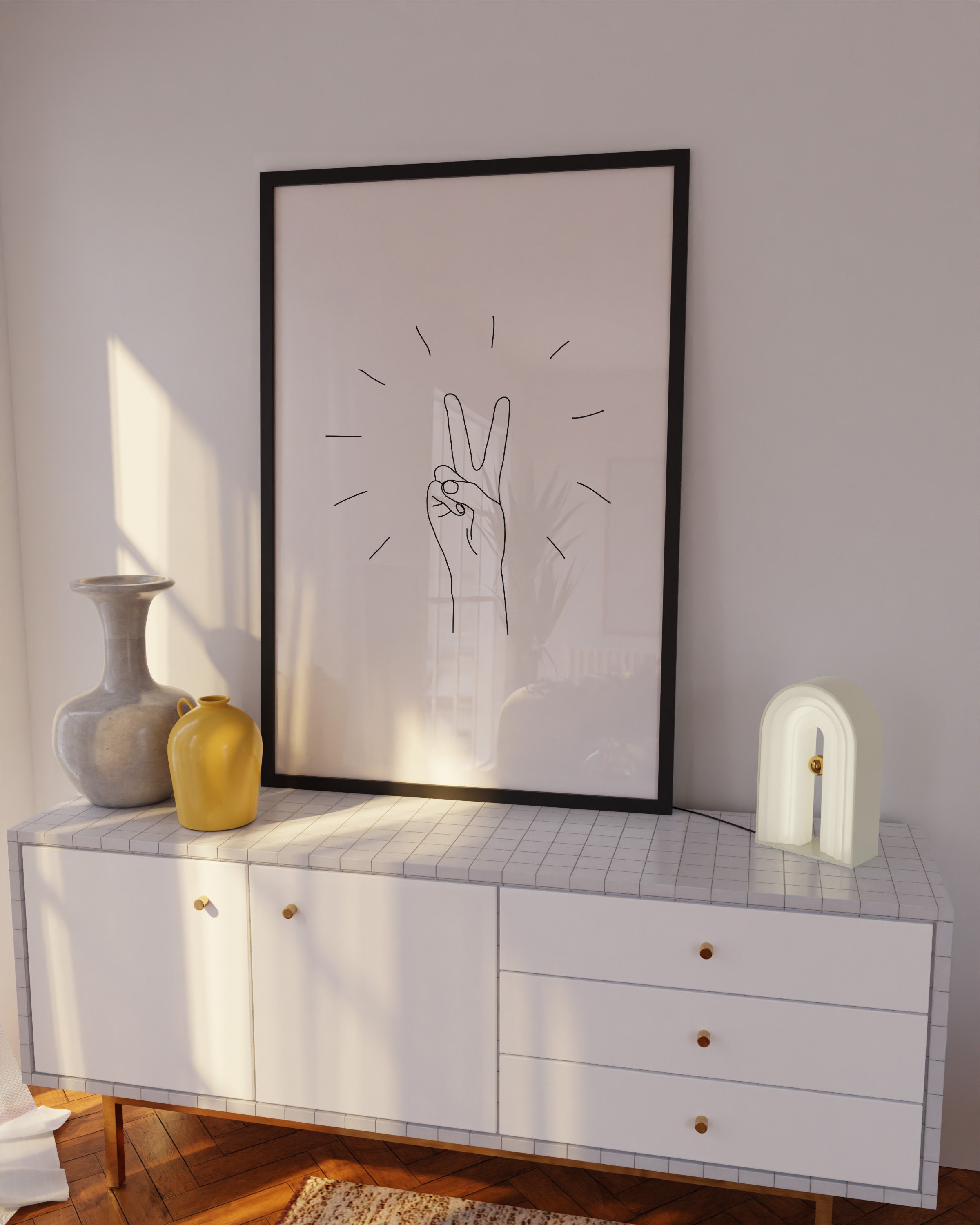 Peace Sign Print Peace Sign Wall Art Peace Sign Poster - Etsy