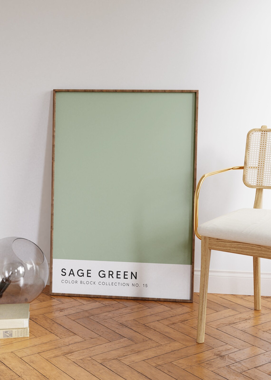 Sage Green Print | Color Block Art | Sage Green Decor - Etsy