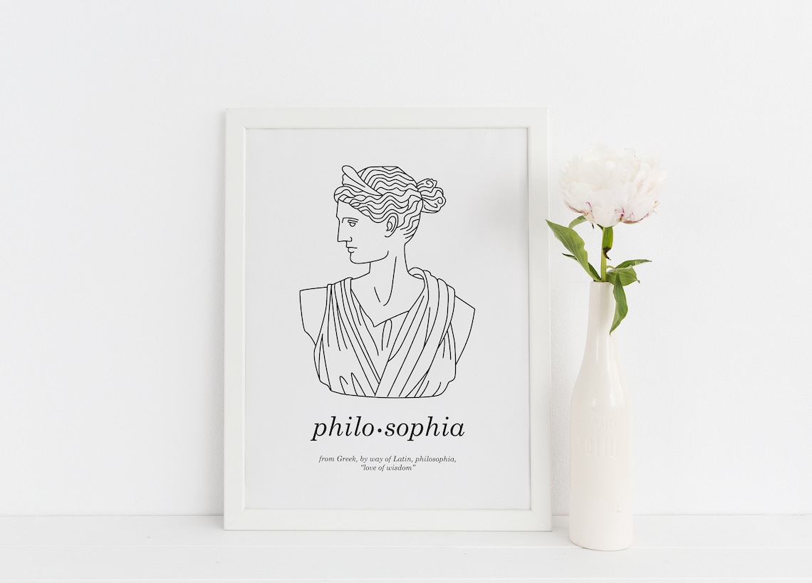 Philosophy print philosophy poster | Etsy