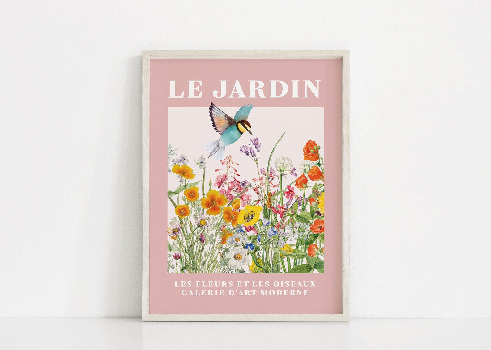 Le Jardin Print Exhibition Poster Pastel Room Decor Pink - Etsy UK