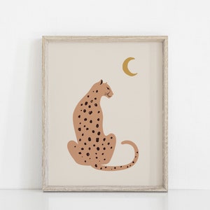 Boho Tiger Print | Boho Art Print - Etsy