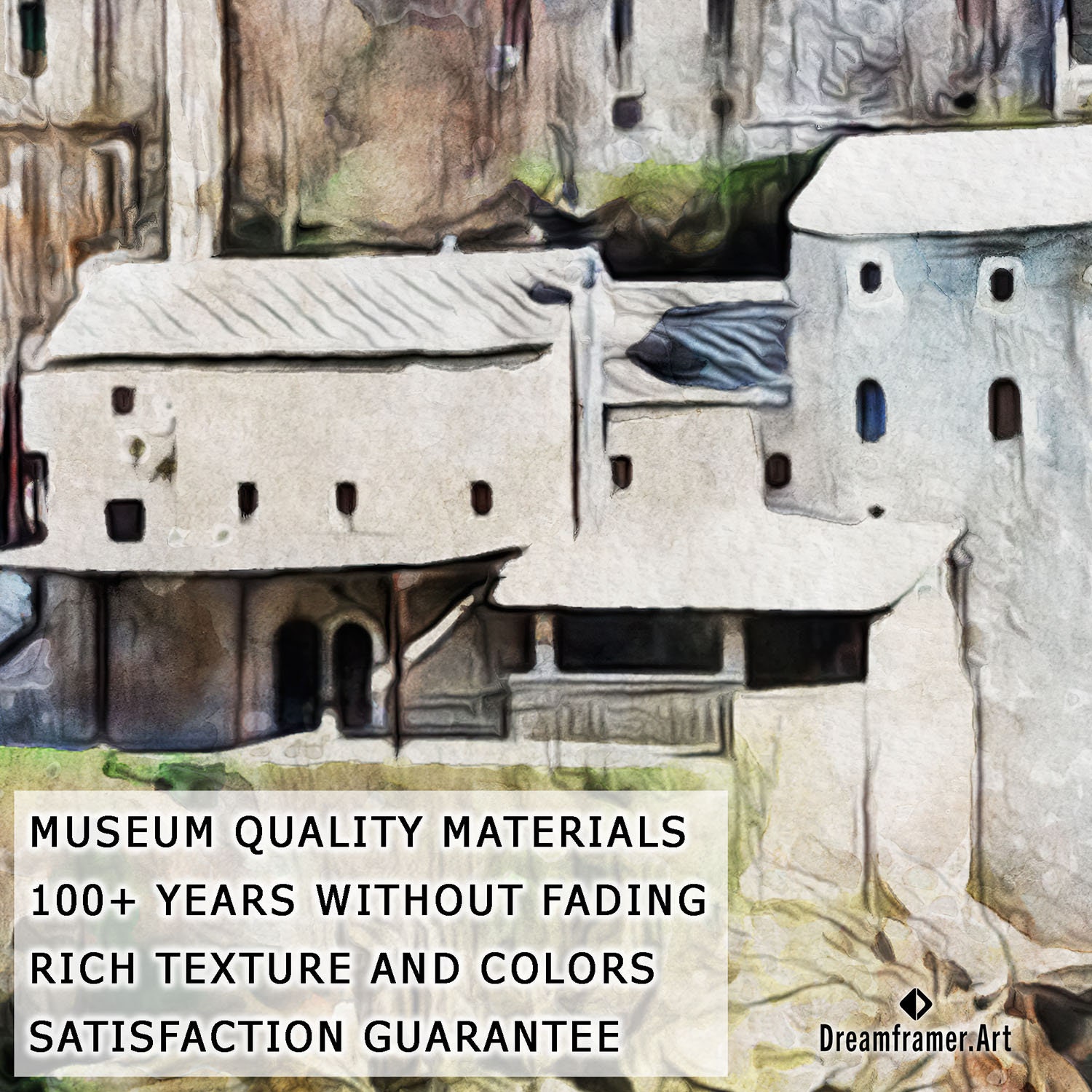 Kujundziluk in Mostar Watercolor Print Mostar Wall Art - Etsy