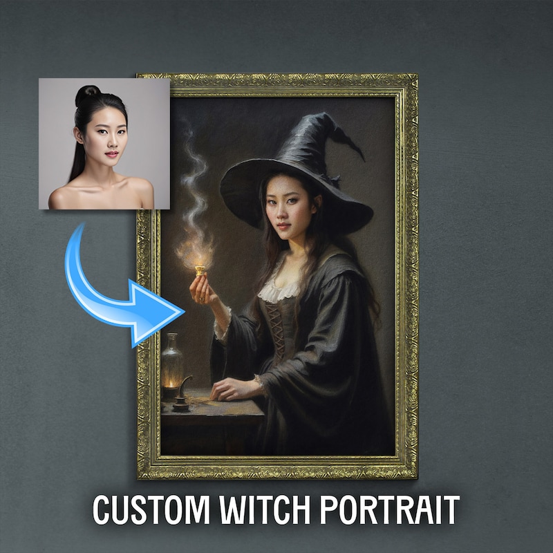 Witch Portrait - Etsy
