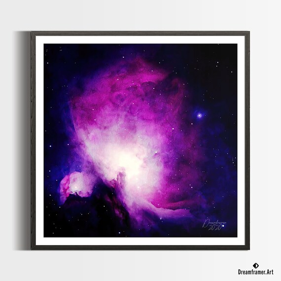 Nebula Watercolor Prints