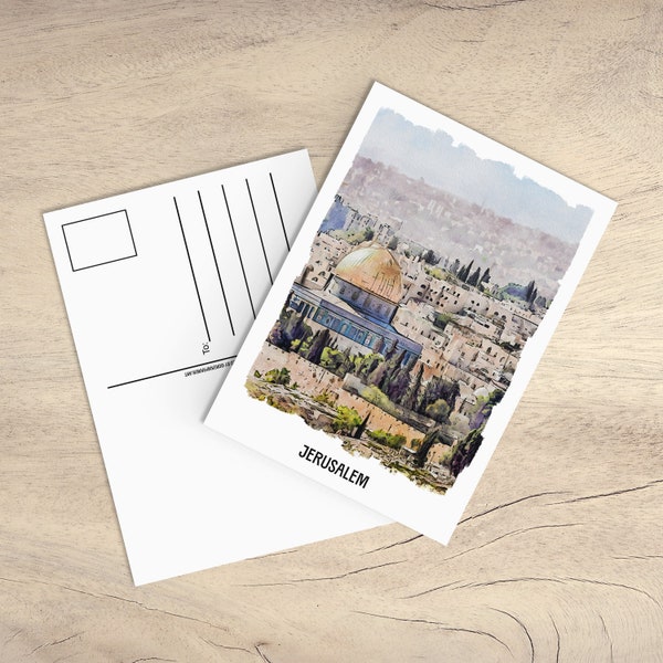 Watercolor Postcards - Etsy